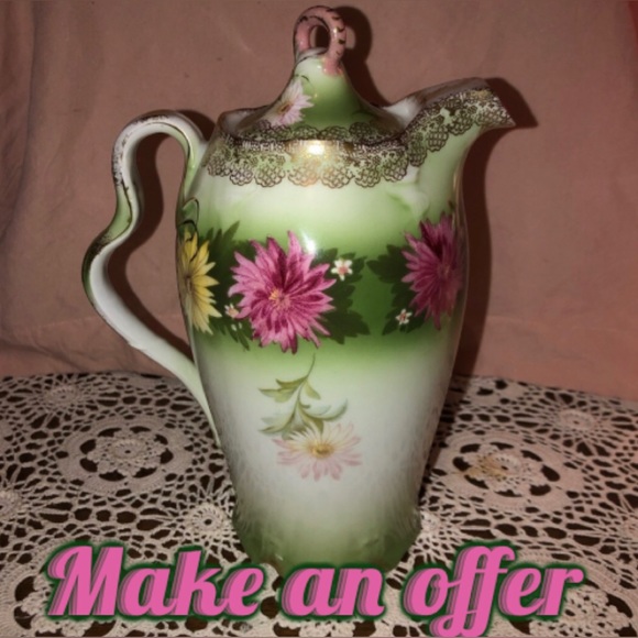 Rosenthal | Dining | Antique Rosenthal Rc Iris Chocolate Pot | Poshmark